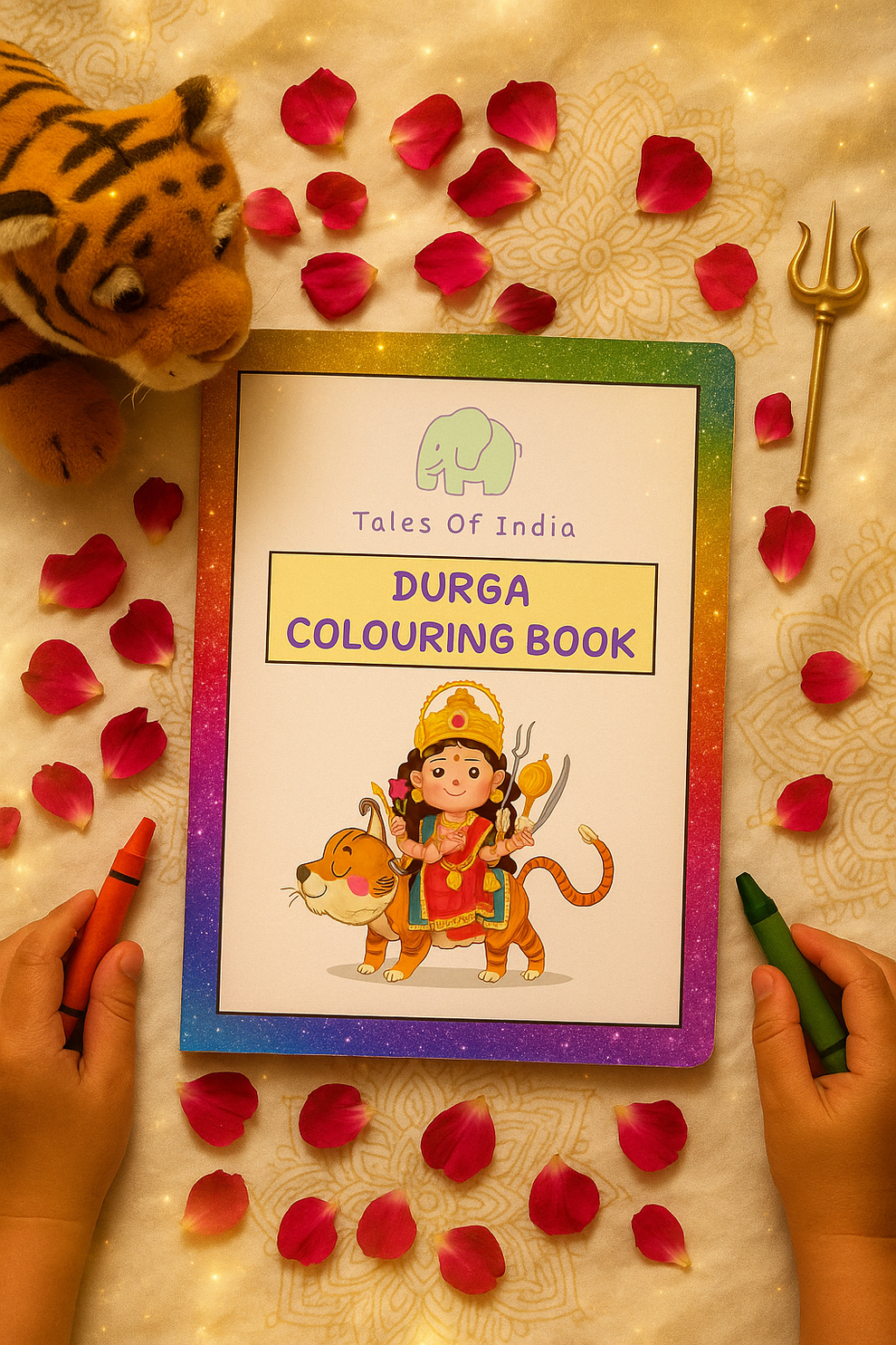 Maa Durga Coloring Book with Shlokas – Tales Of India